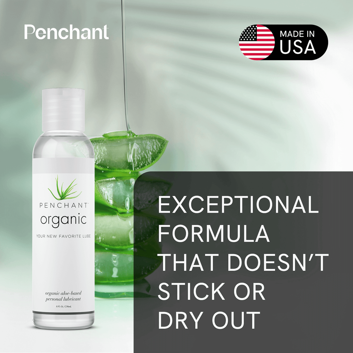 Penchant Organic Aloe Vera Lubricant Bundle - All-Natural & Sensitive ...